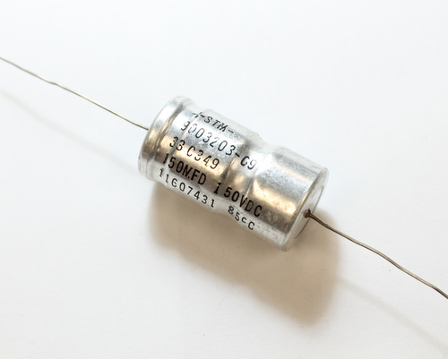 33C349 BYAB capacitor 150uF 150V aluminum electrolytic axial 2020058751