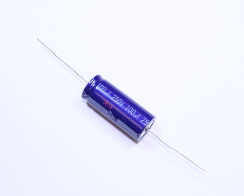ECEB2EU101 PANASONIC capacitor 100uF 250V Aluminum Electrolytic Axial ...