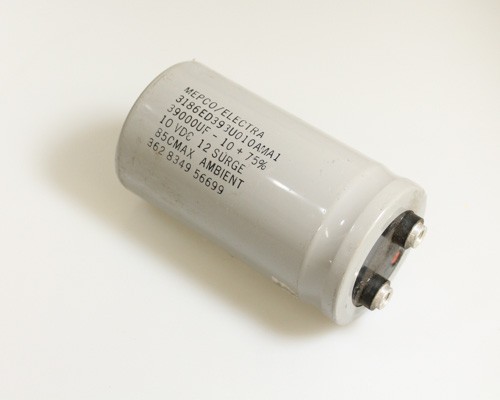 3186ED393U010AMA1 Philips capacitor 39,000uF 10V Aluminum Electrolytic ...