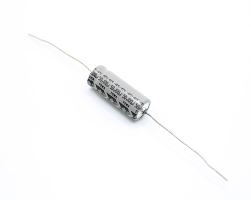 AE107M50V10X2585 BYAB capacitor 100uF 50V aluminum electrolytic axial ...